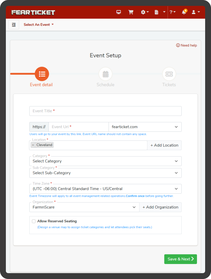 Host, Manage and Sell Tickets for Haunted House & Attraction